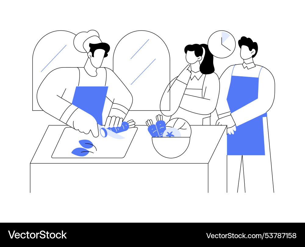 Culinary arts isolated cartoon Royalty Free Vector Image