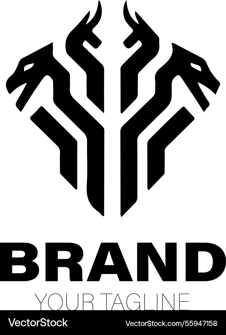Hydra logo hydra logo design hydra logo brand Vector Image
