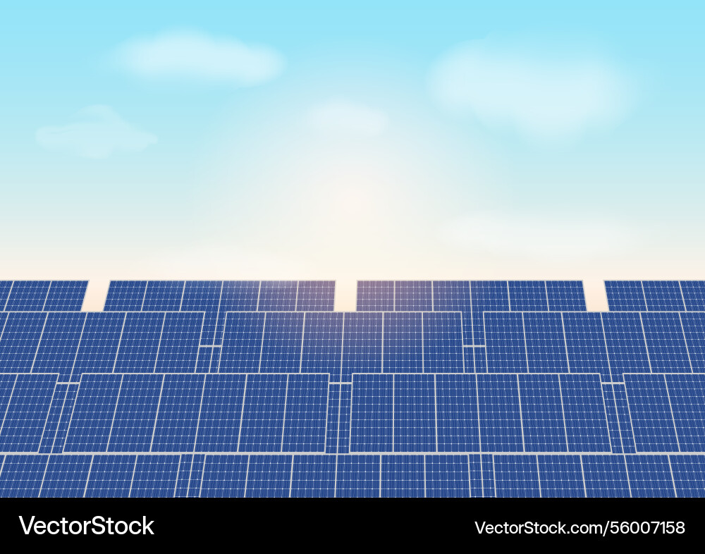 Solar panel cell Royalty Free Vector Image - VectorStock