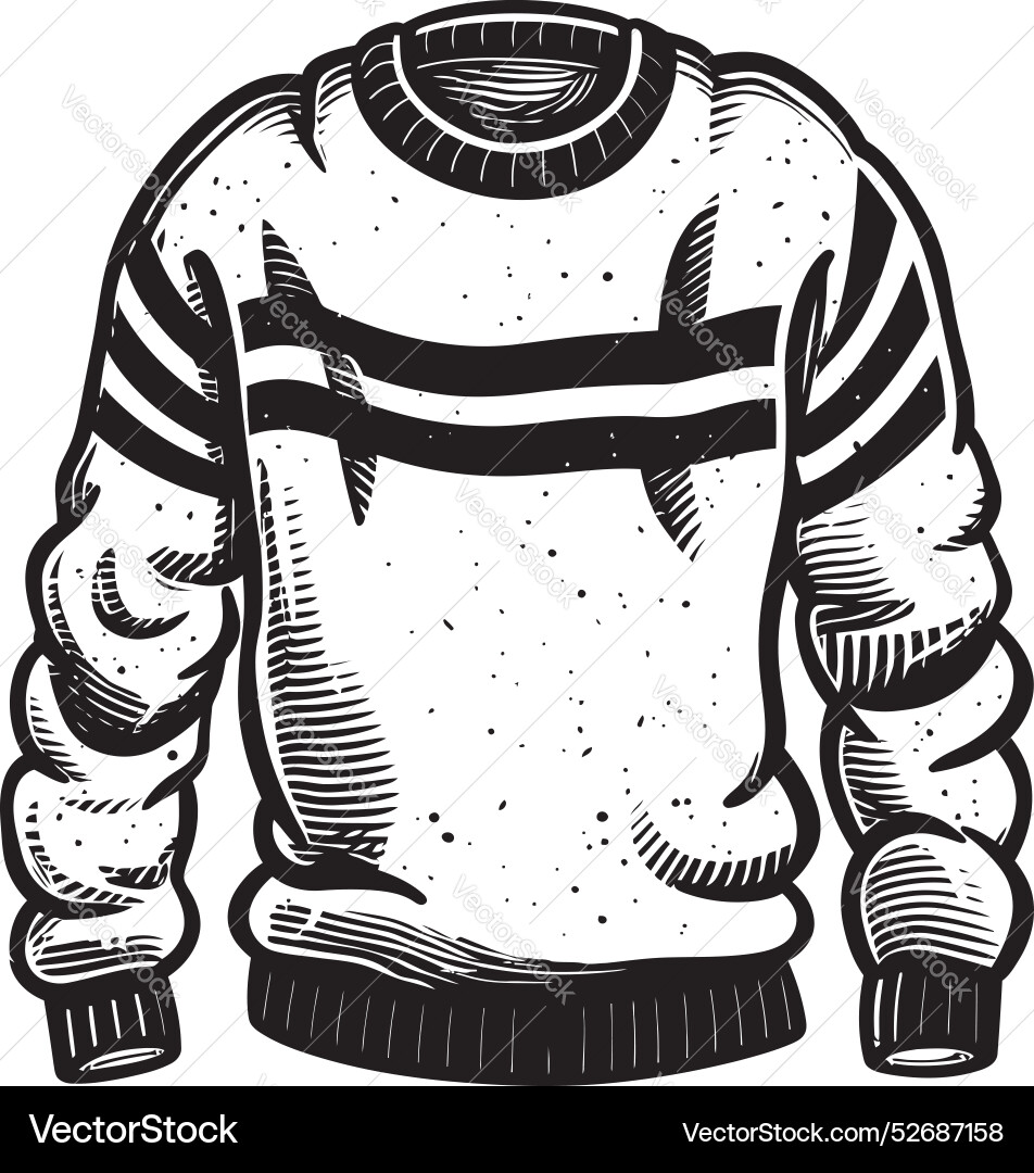 Sophisticated urban sophistication sweater Vector Image