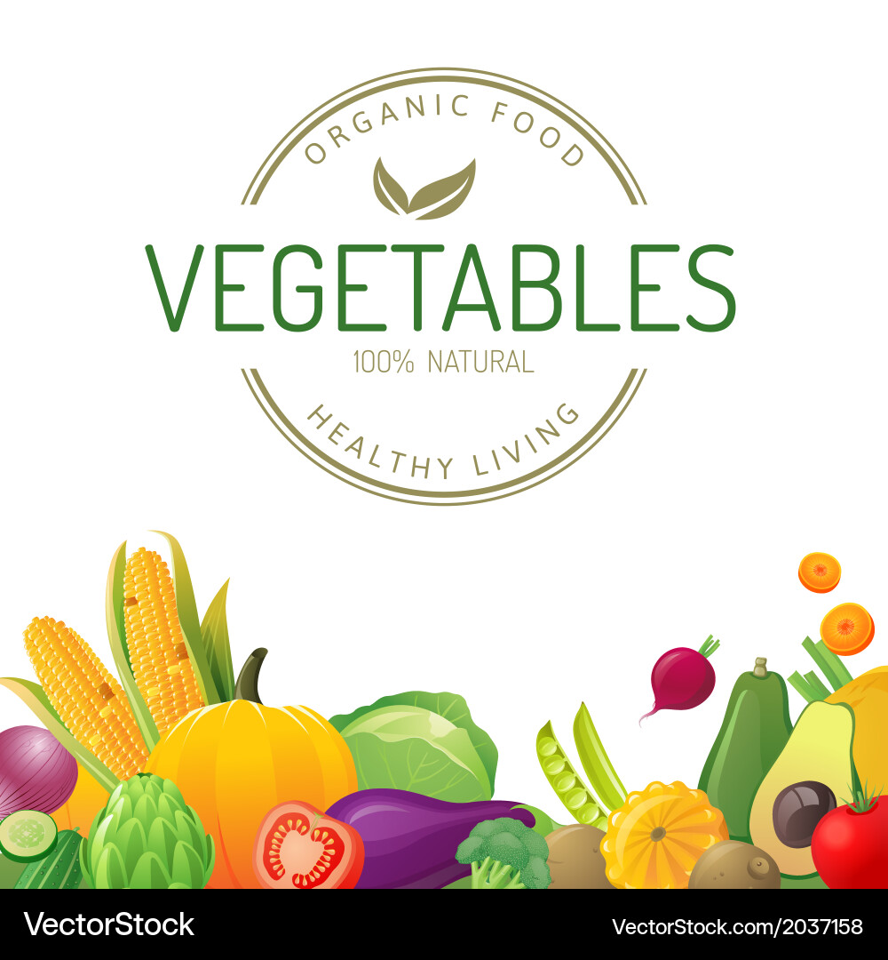 Vegetables Royalty Free Vector Image - VectorStock