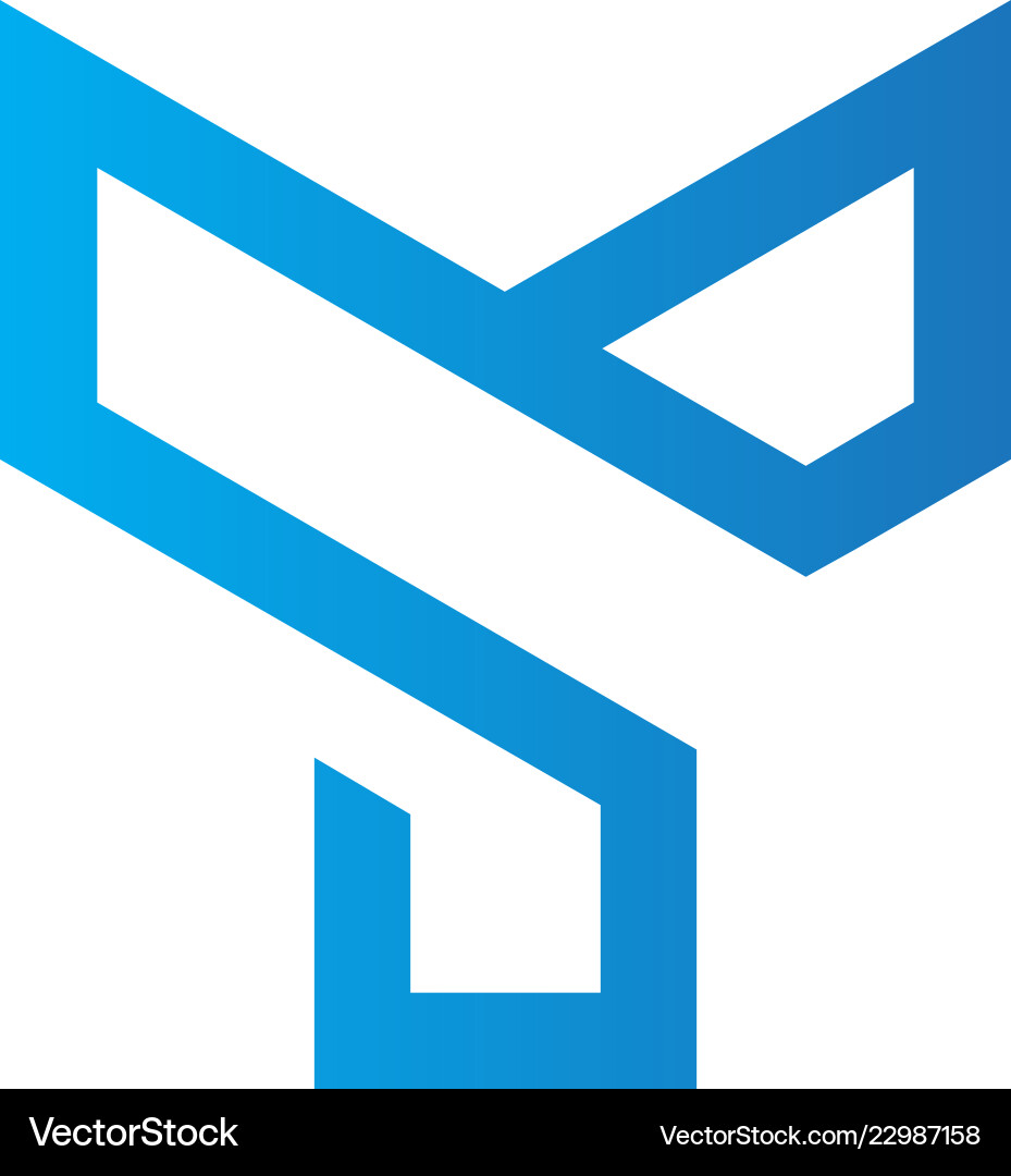 Y initial logo Royalty Free Vector Image - VectorStock