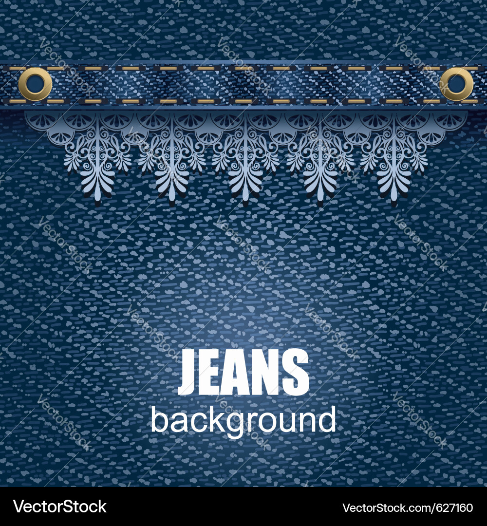 Jeans background Royalty Free Vector Image - VectorStock