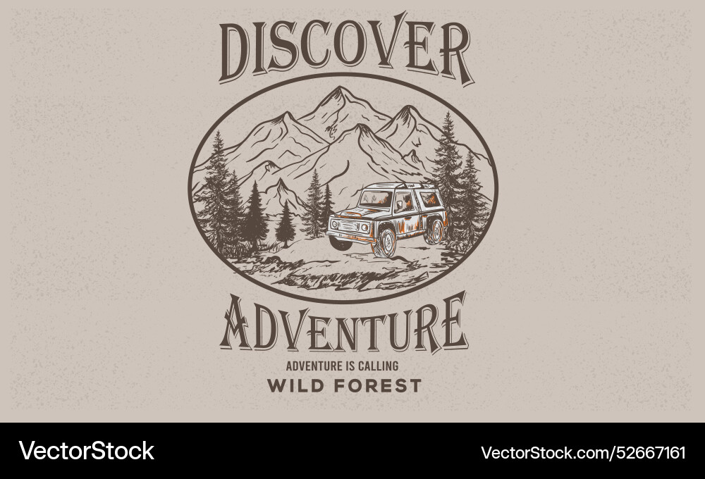 Mountain Adventure Artwork Royalty Free Vector Image
