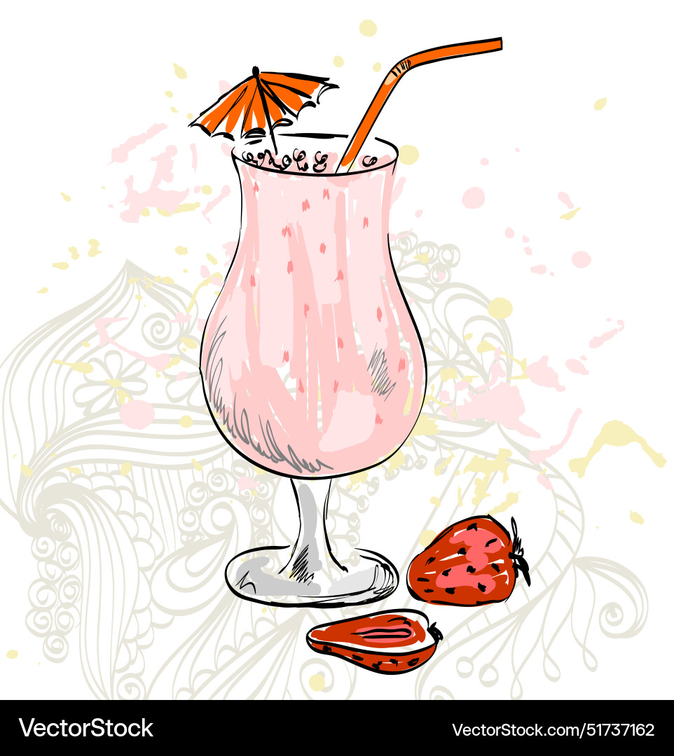 Cocktail Royalty Free Vector Image - VectorStock