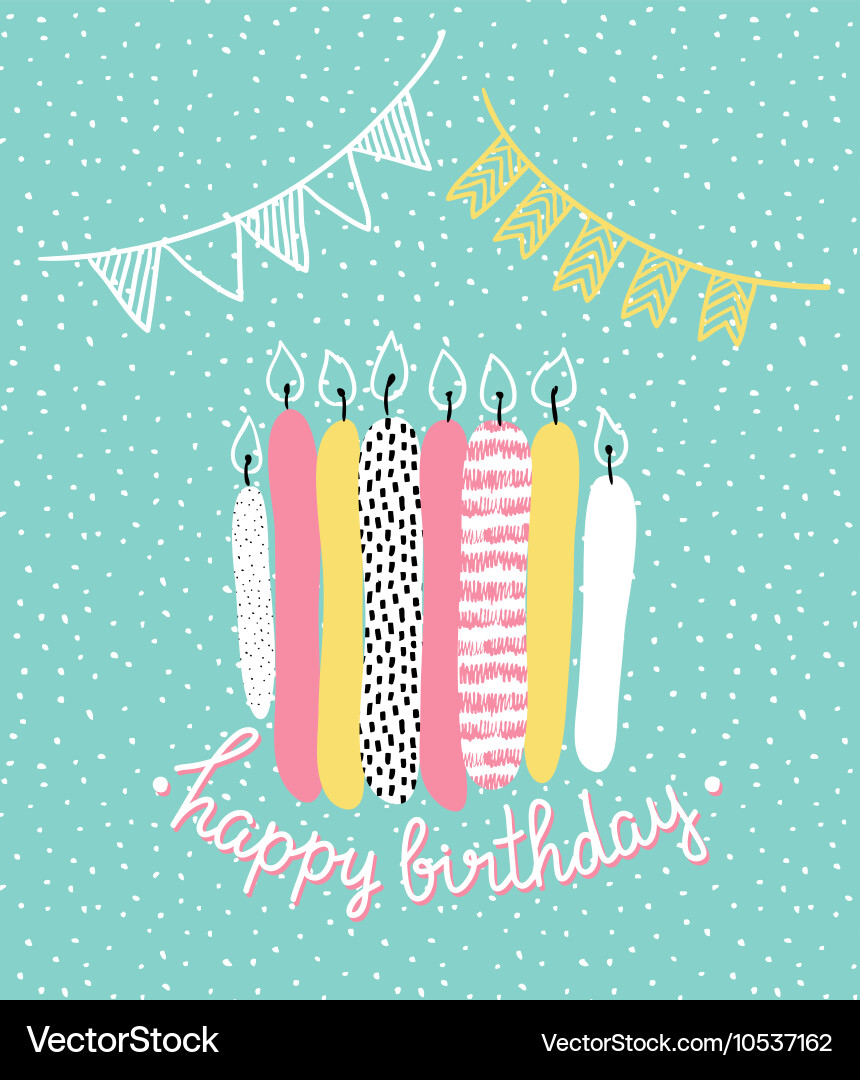 Happy birthday background Royalty Free Vector Image