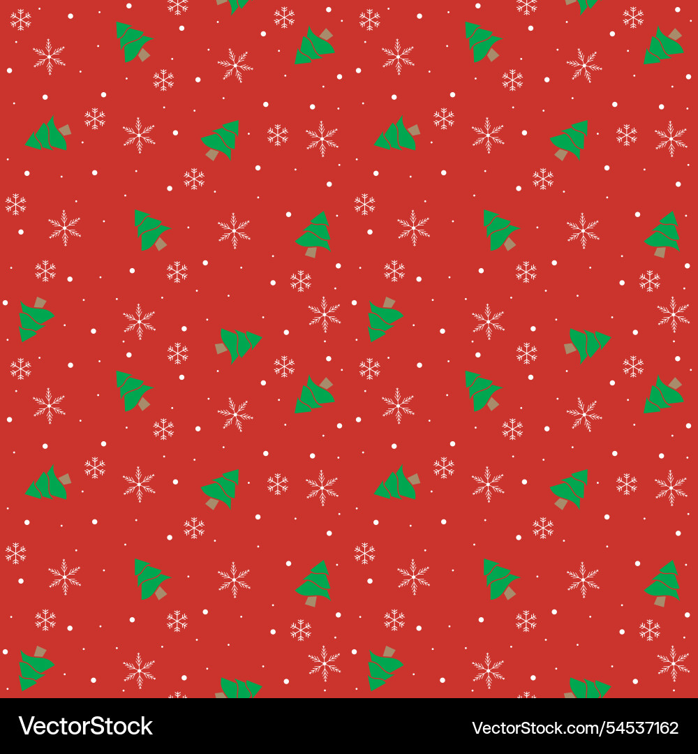 Retro cute christmas geometric seamless pattern Vector Image