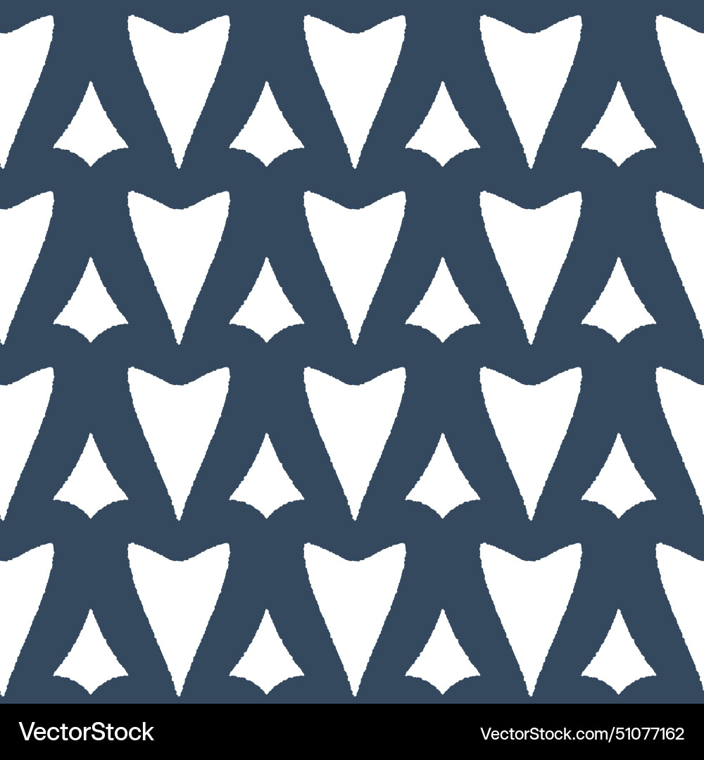 Seamless pattern with a simple abstract drawing Vector Image