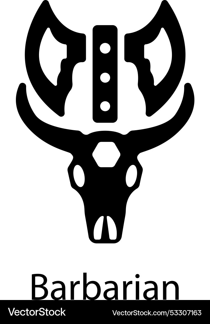 Barbarian Royalty Free Vector Image - VectorStock