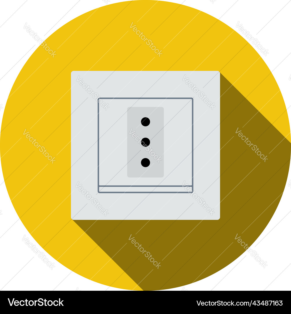 Italy electrical socket icon Royalty Free Vector Image