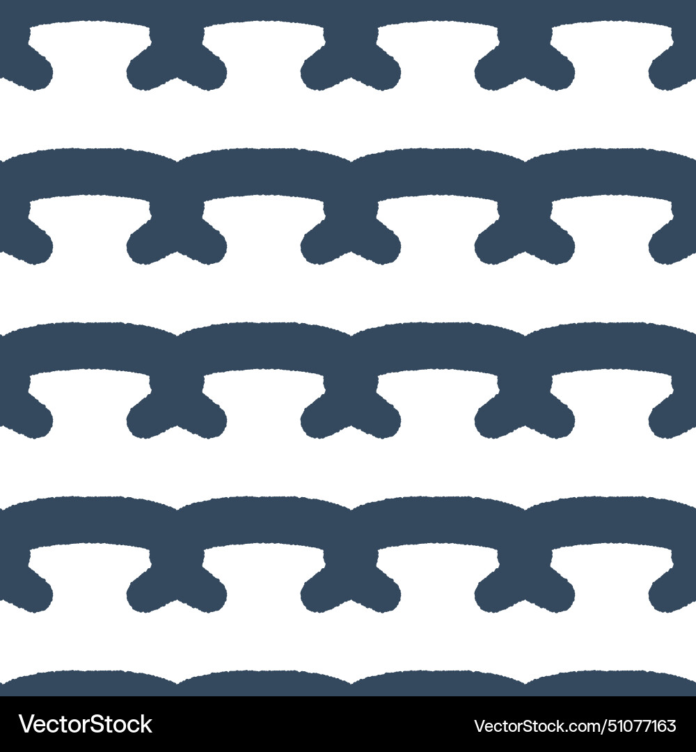 Seamless pattern with a simple abstract drawing Vector Image