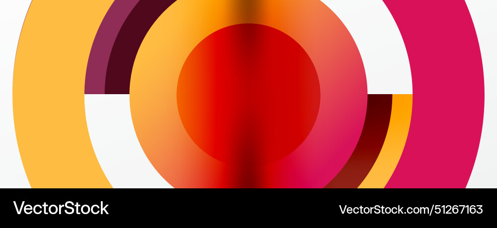 Trendy simple circle abstract background Vector Image