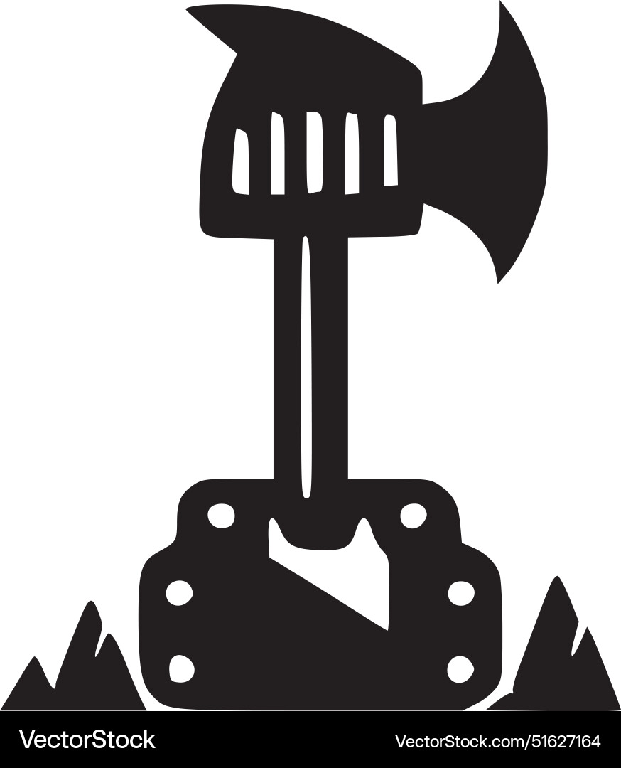 Construction - black and white isolated icon Vector Image