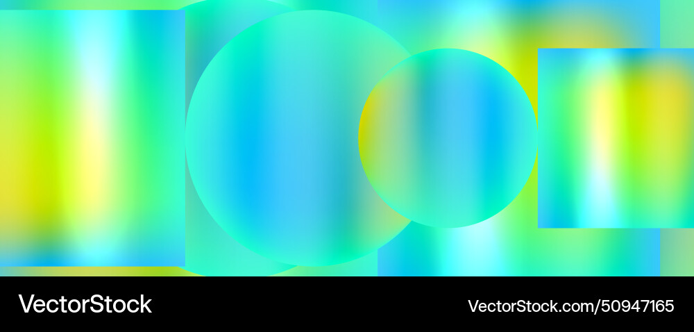 Neon color abstract geometric shapes background Vector Image