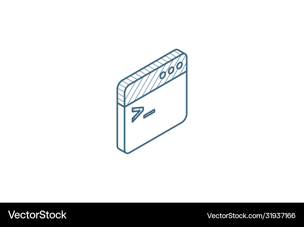 Programming code application isometric icon 3d Vector Image Programming code application isometric icon 3d Vector Image