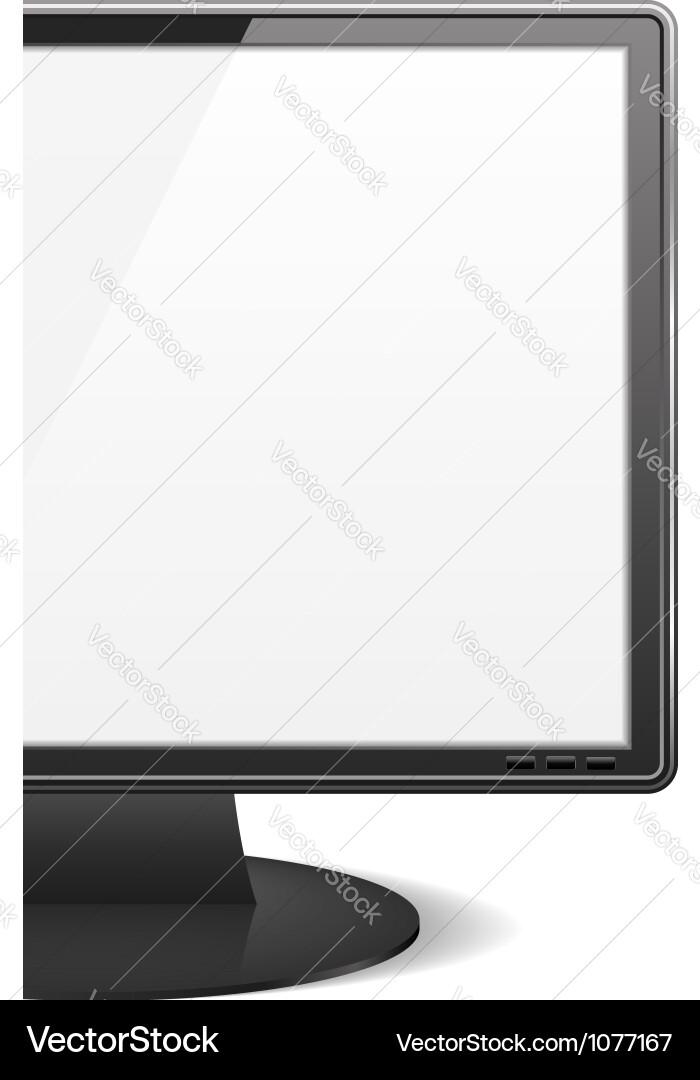 Computer monitor Royalty Free Vector Image - VectorStock