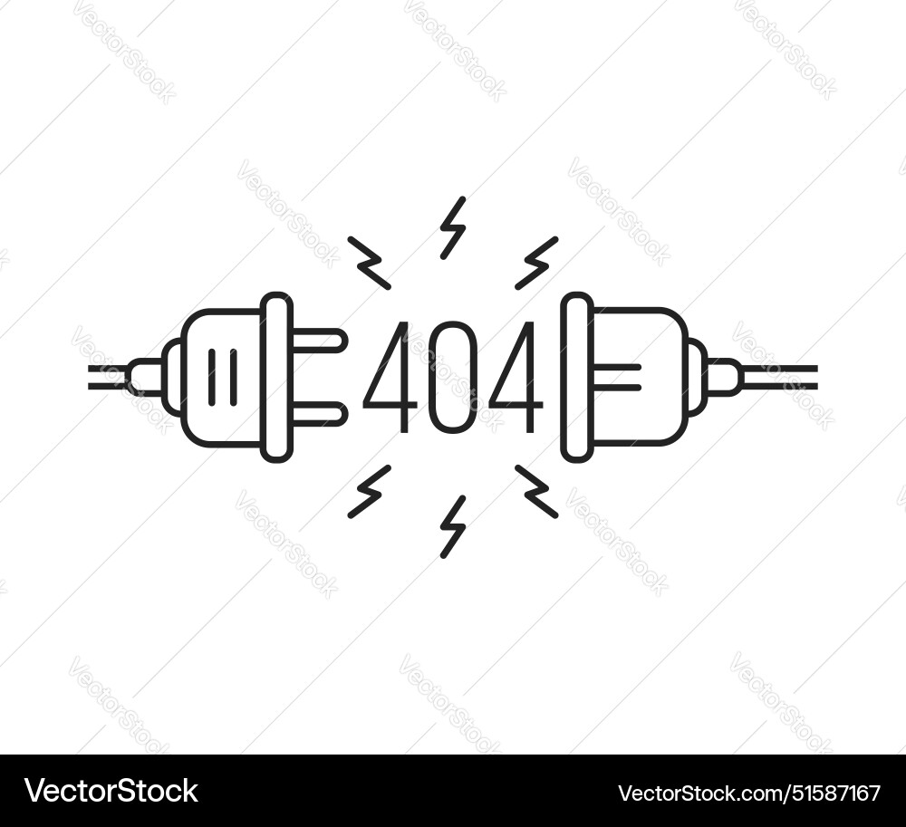 Electric plug and socket with exclamation mark – Royalty-Free Vector ...