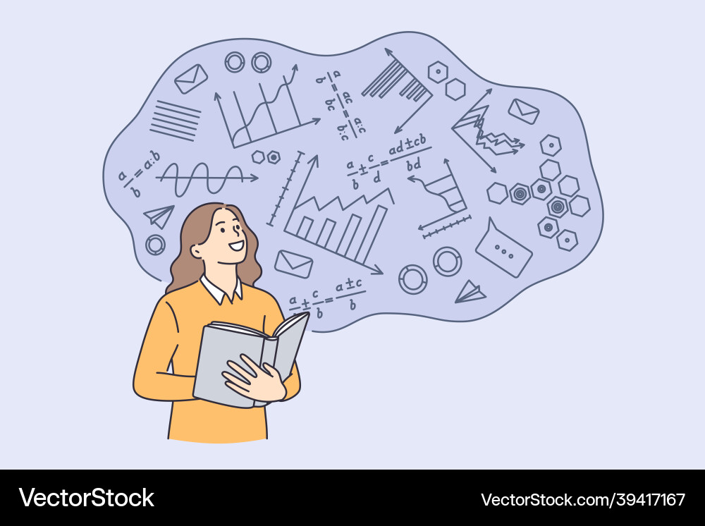 Higher education in college concept Royalty Free Vector