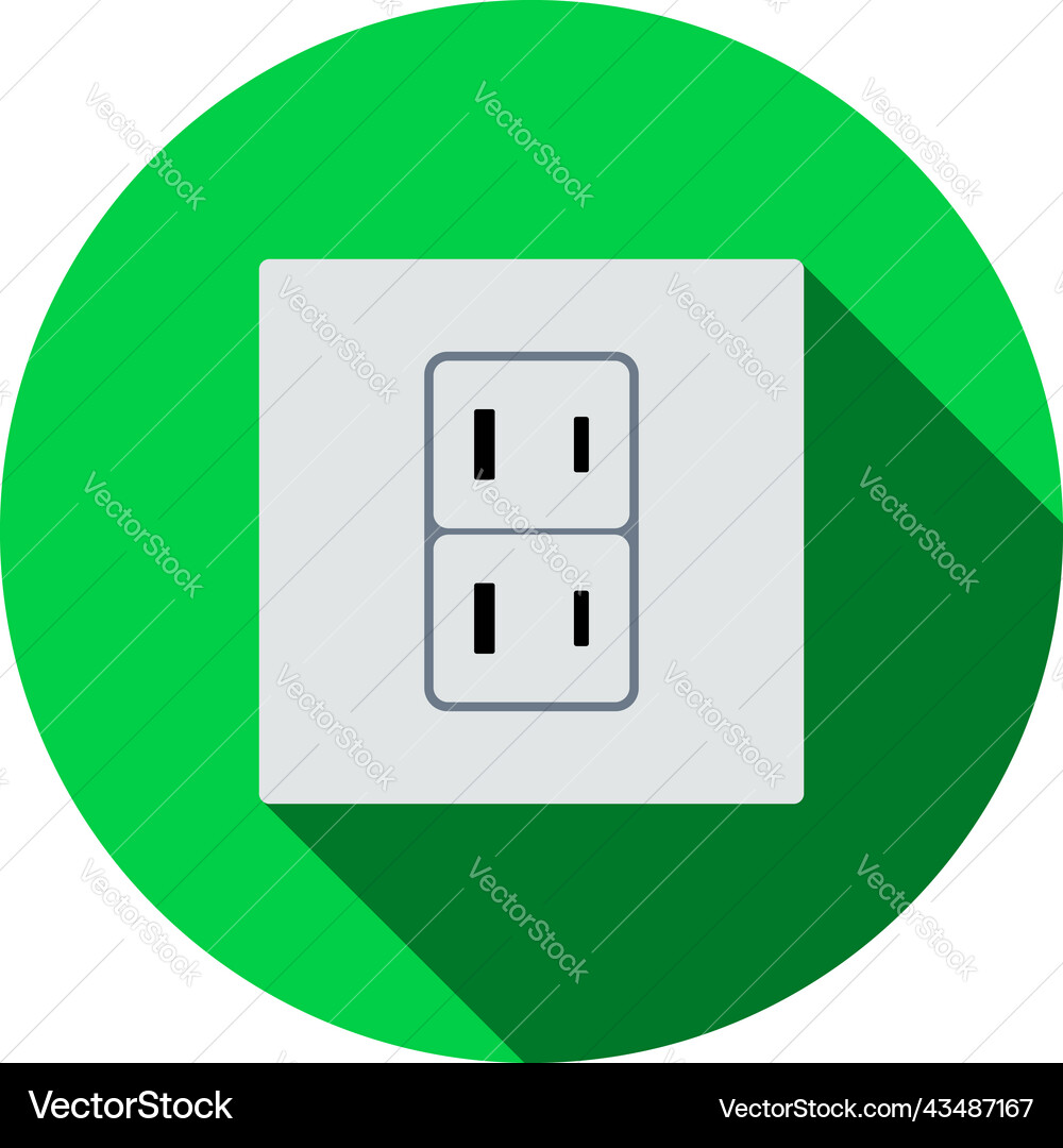 Japan electrical socket icon Royalty Free Vector Image