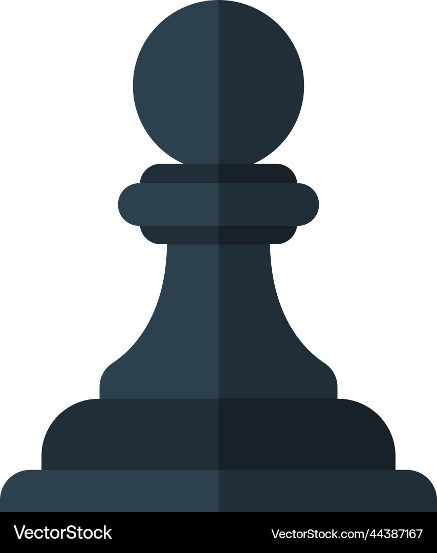 Pawn icon strategy symbol classic competition Vector Image