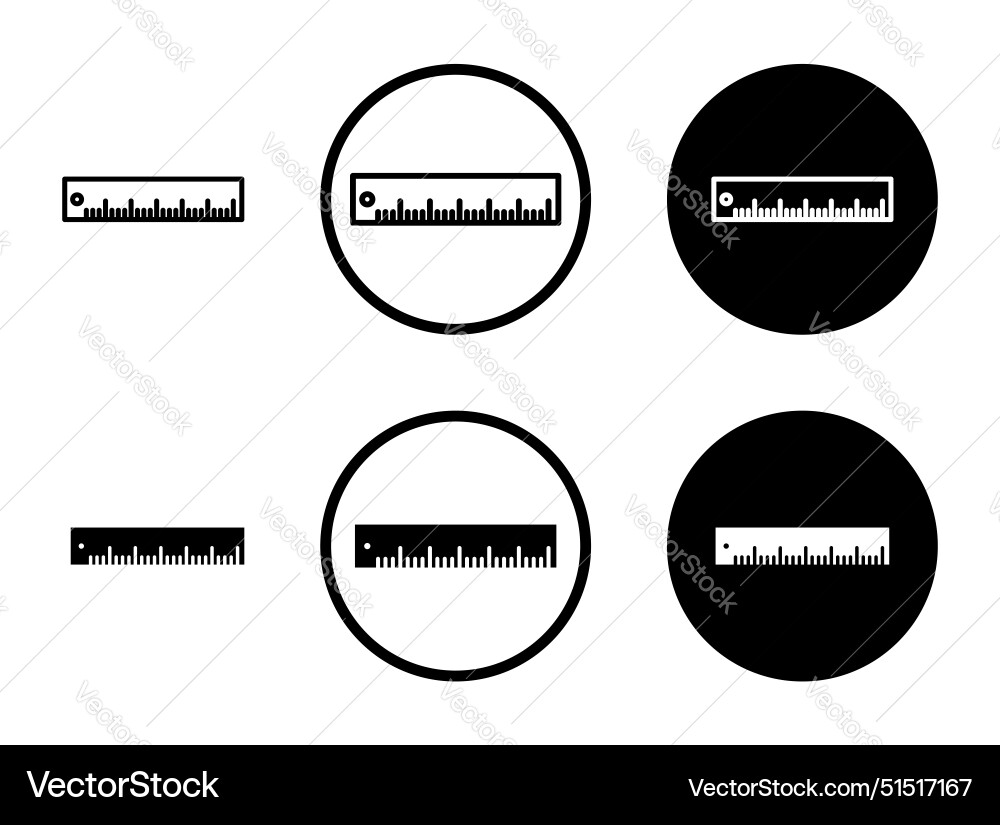 Ruler icon Royalty Free Vector Image - VectorStock
