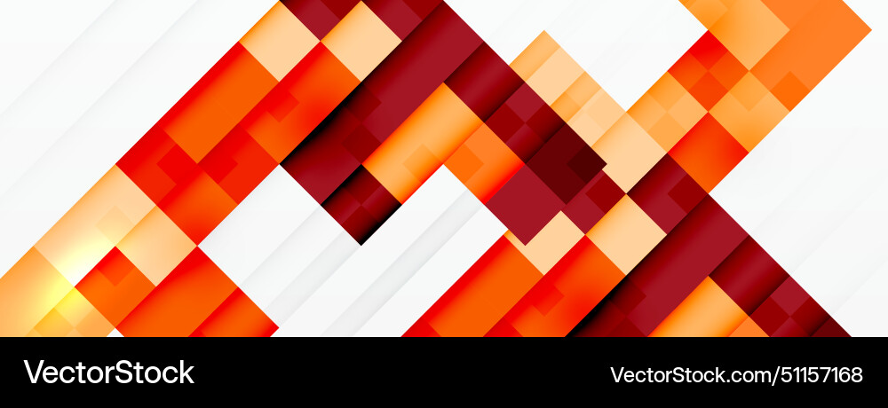 Symmetrical geometric pattern in vibrant colors Vector Image