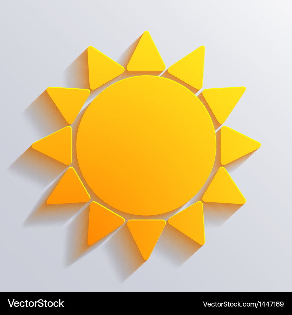 Sunny Sun Rays Background Royalty Free Vector Image