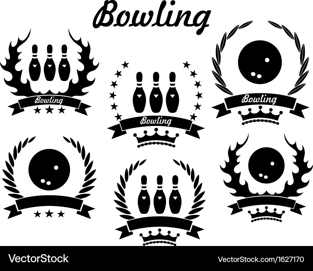 Bowling Royalty Free Vector Image - VectorStock