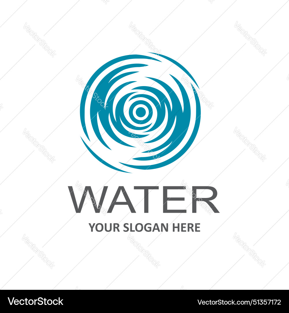 Abstract water icon Royalty Free Vector Image - VectorStock