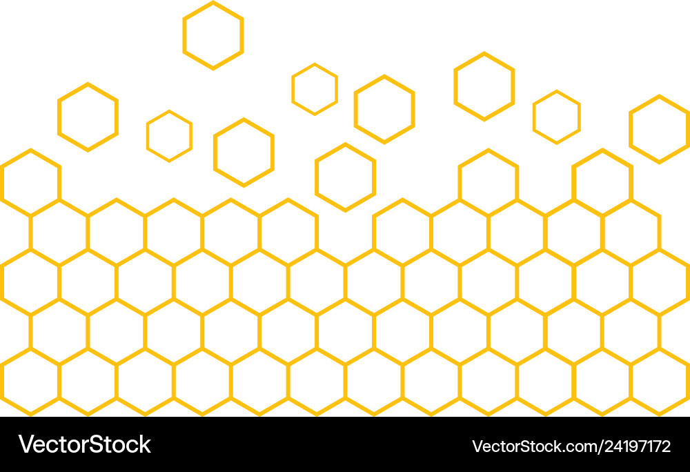 Honeycomb Pattern Royalty Free Vector Image - VectorStock