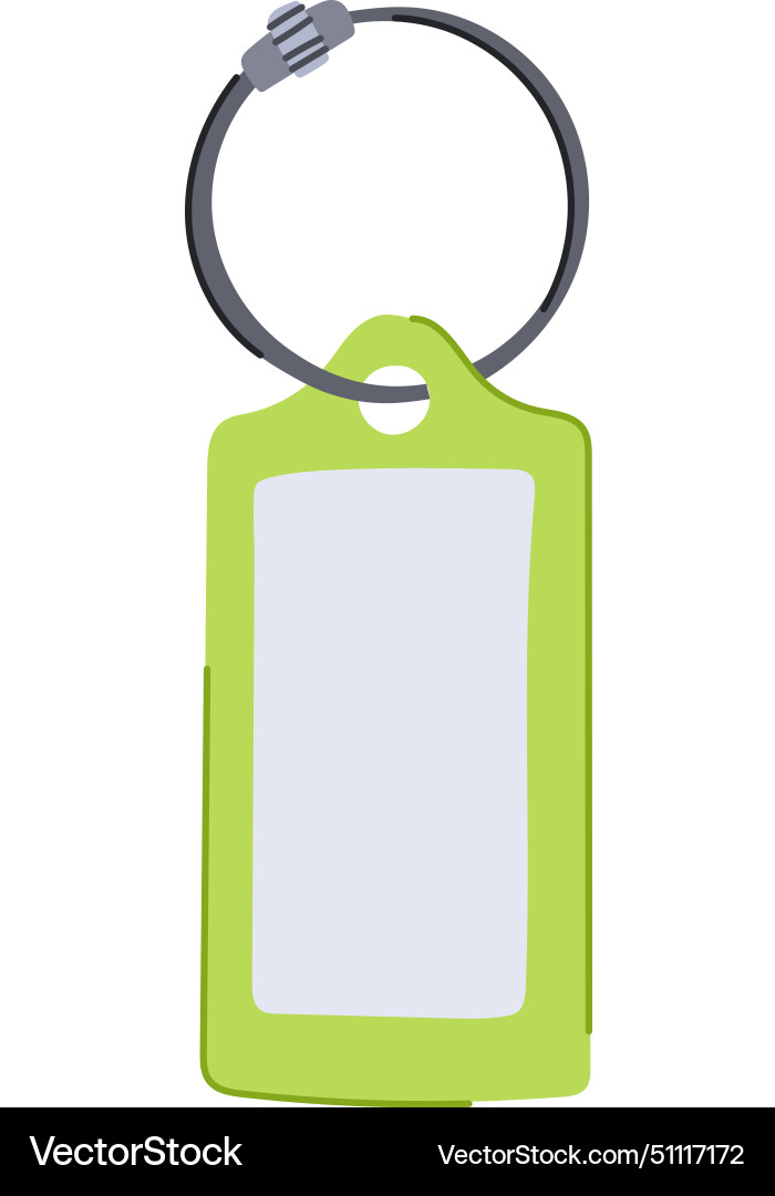 Label luggage tag cartoon Royalty Free Vector Image