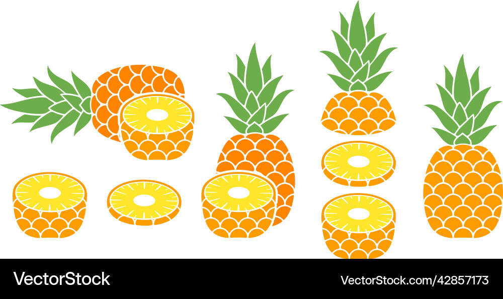 Pineapple Royalty Free Vector Image - VectorStock