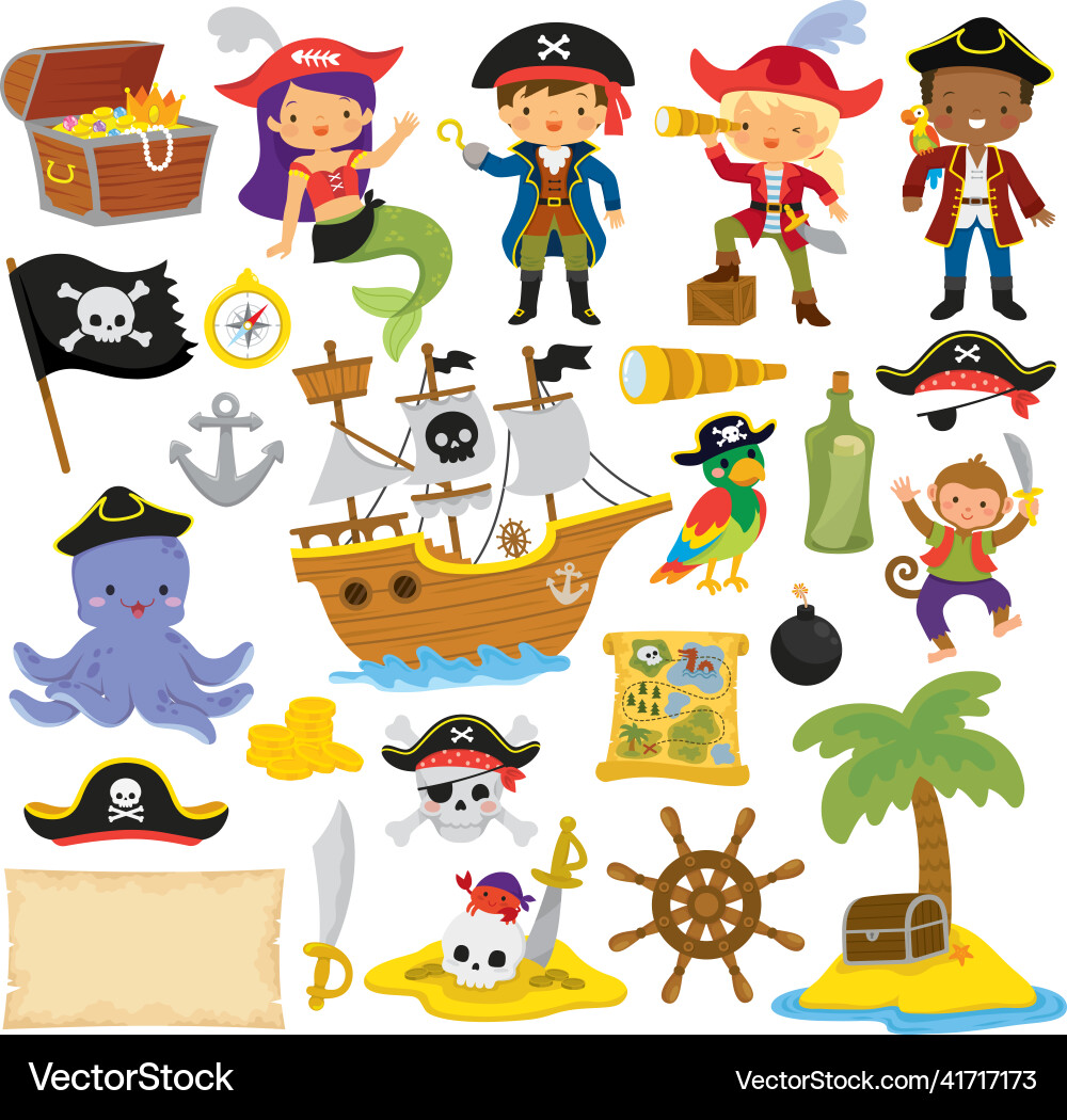 Girl Pirate Clipart Vector Images (over 300)