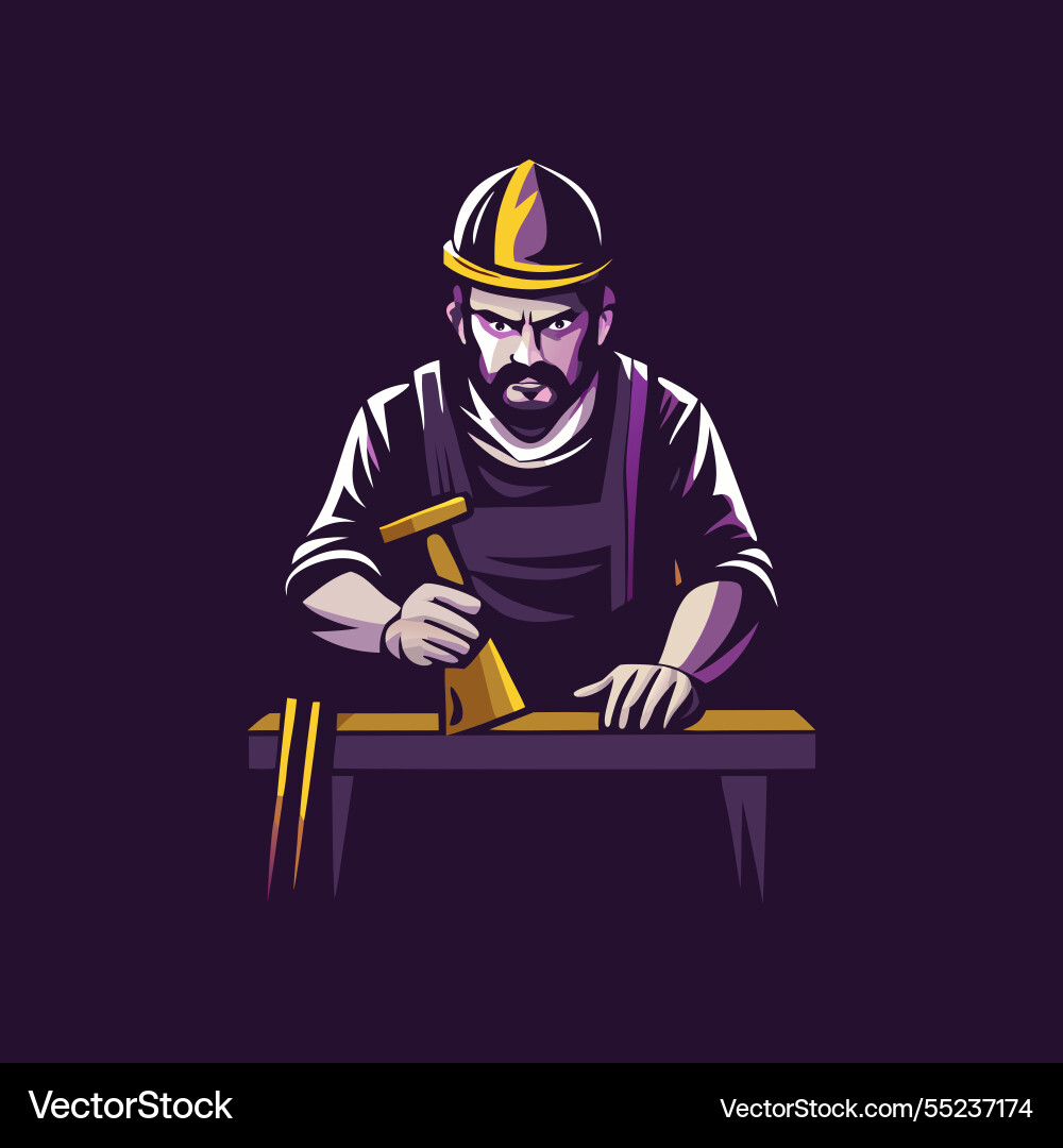 Carpenter Royalty Free Vector Image - VectorStock