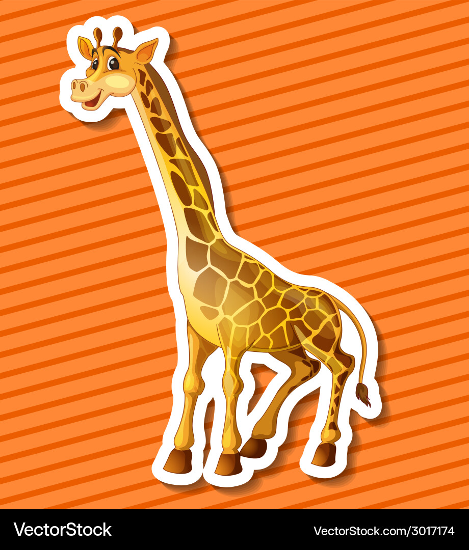 Giraffe Royalty Free Vector Image - VectorStock