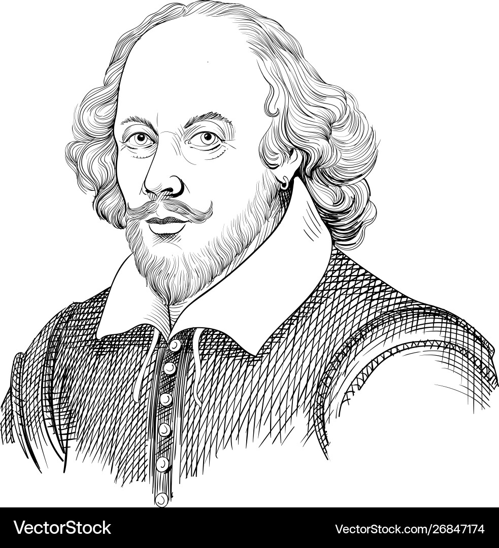 William Shakespeare Portrait George Vertue | William Shakespeare | The