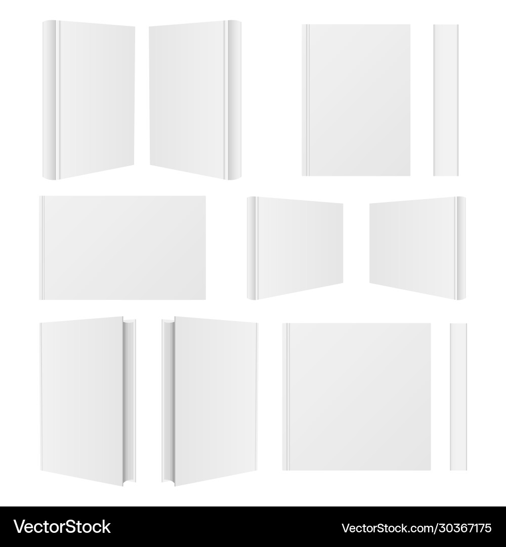 Book mockup Royalty Free Vector Image - VectorStock