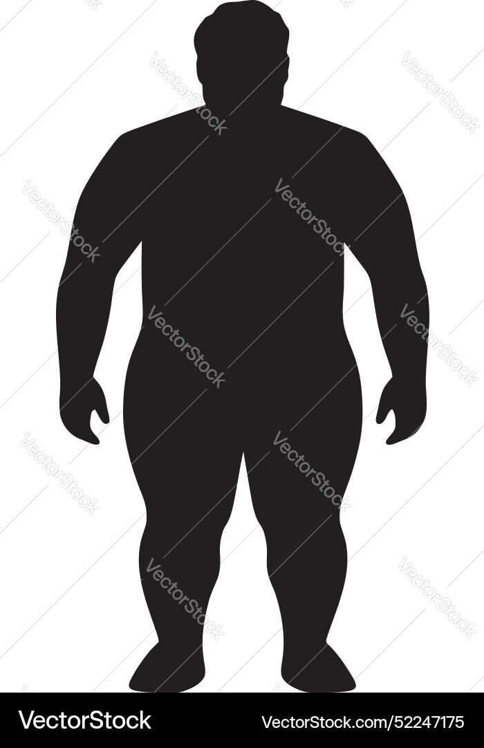 Healthy horizon 90 word design for obesity Vector Image