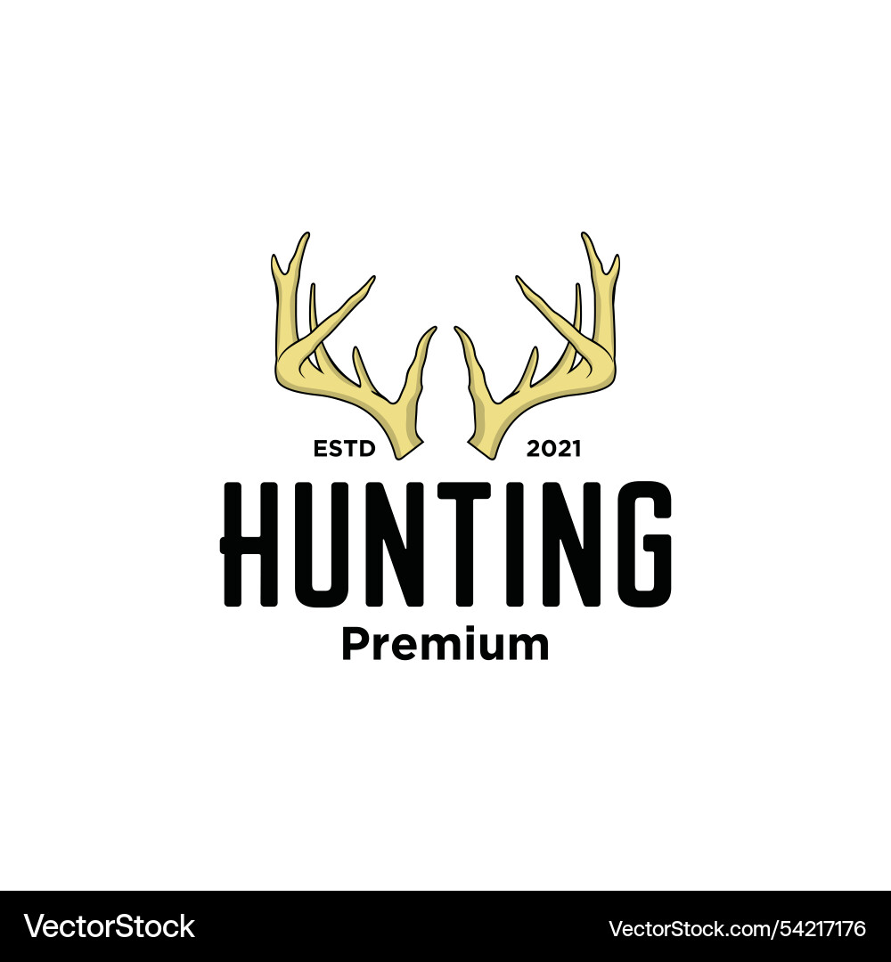 Antler logo design Royalty Free Vector Image - VectorStock