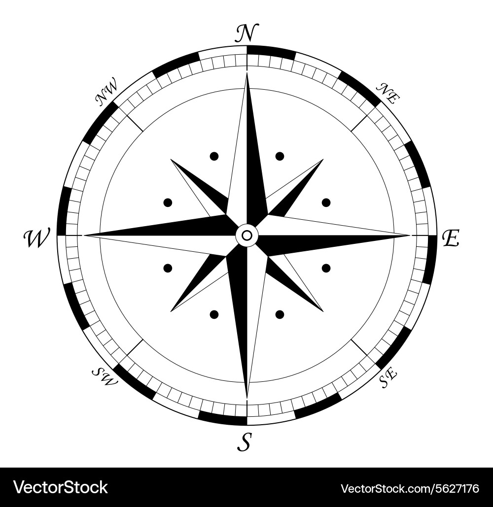 Compass Royalty Free Vector Image - VectorStock