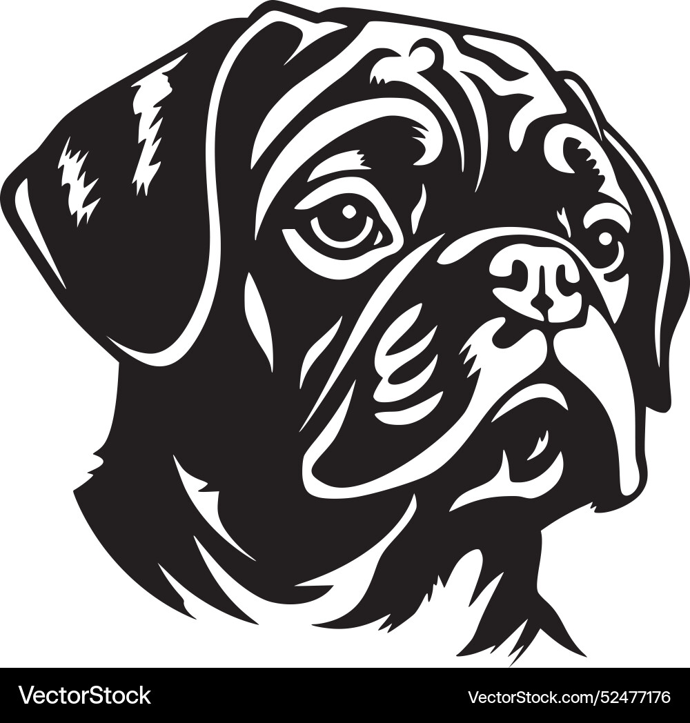 Pug - high quality logo ideal for t-shirt Vector Image