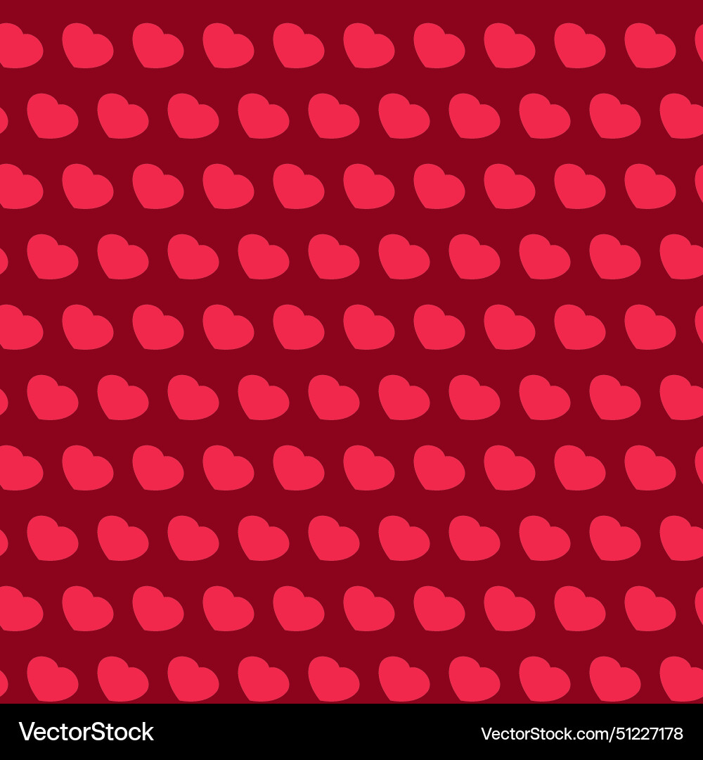 Red heart seamless pattern design Royalty Free Vector Image