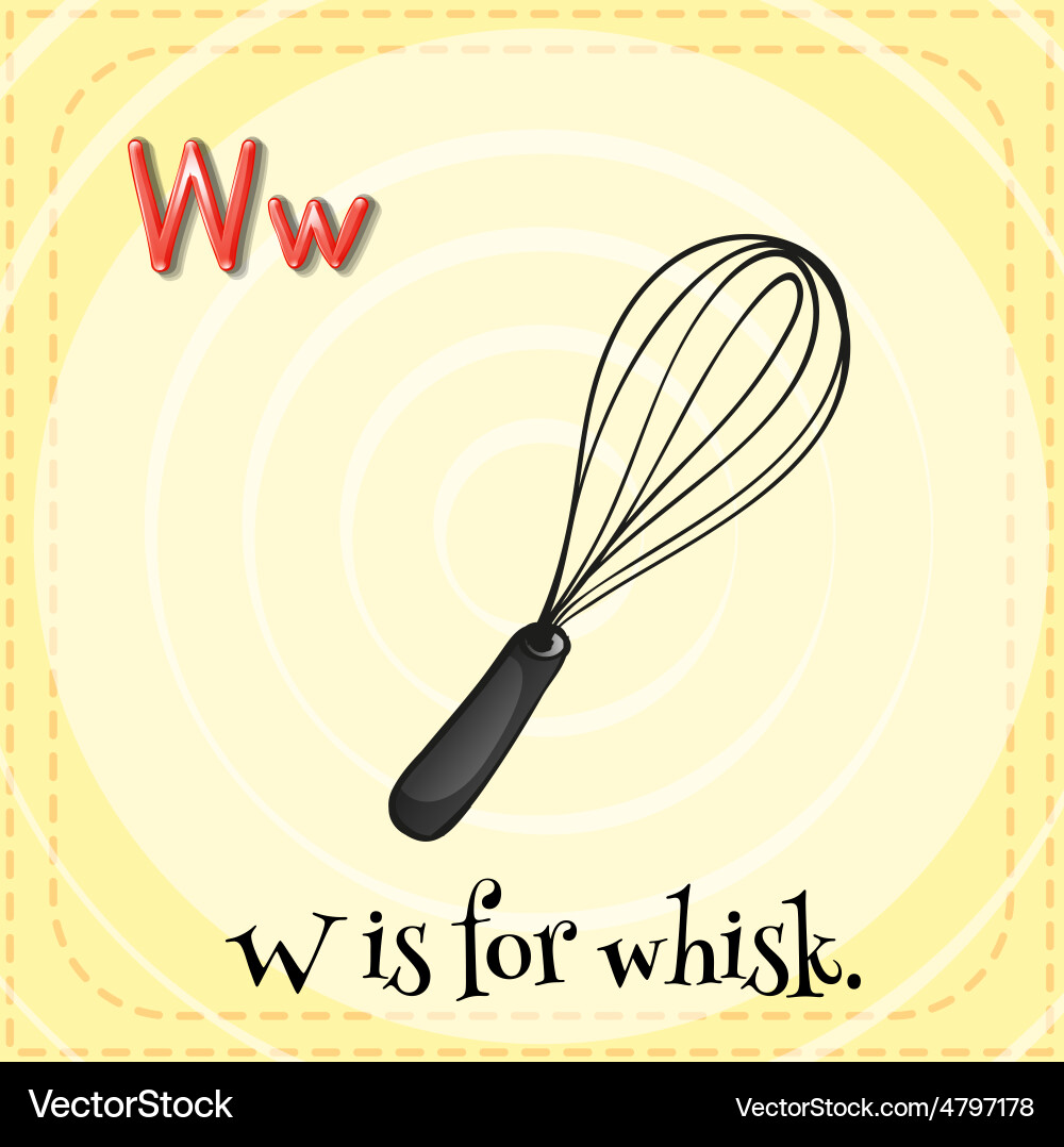 Whisk Royalty Free Vector Image - VectorStock