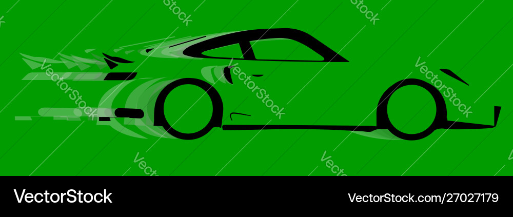 Fast car logo Royalty Free Vector Image - VectorStock