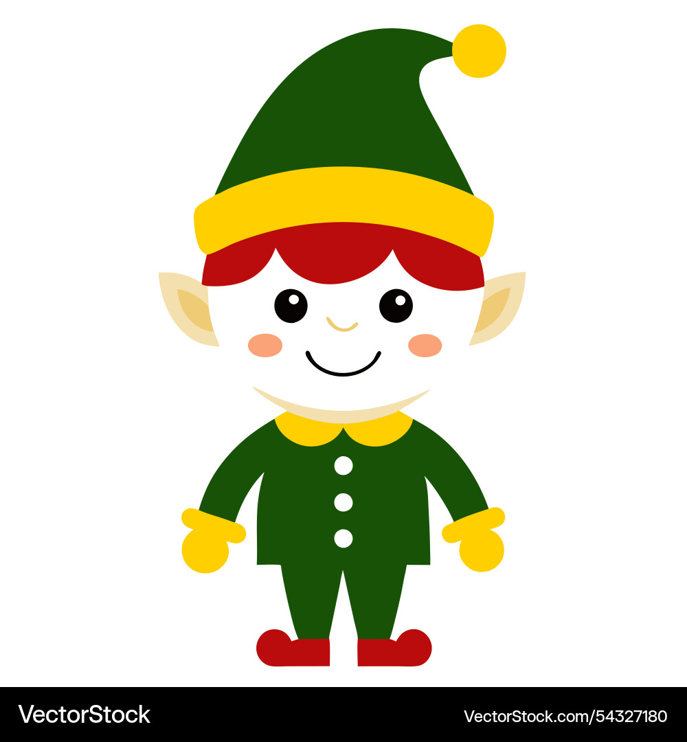 Christmas elves Royalty Free Vector Image - VectorStock