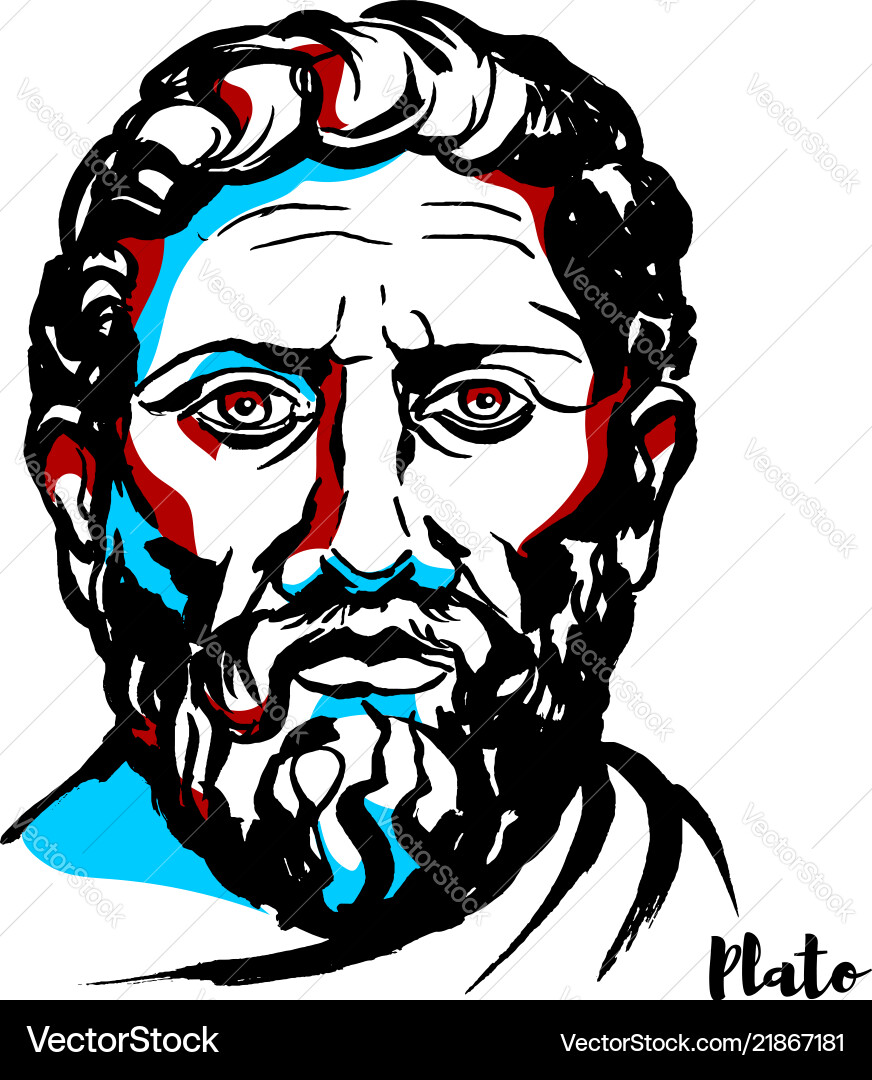 Plato Royalty Free Vector Image - VectorStock