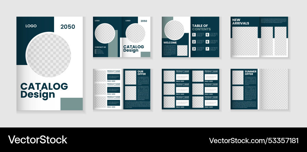 Product catalog Royalty Free Vector Image - VectorStock