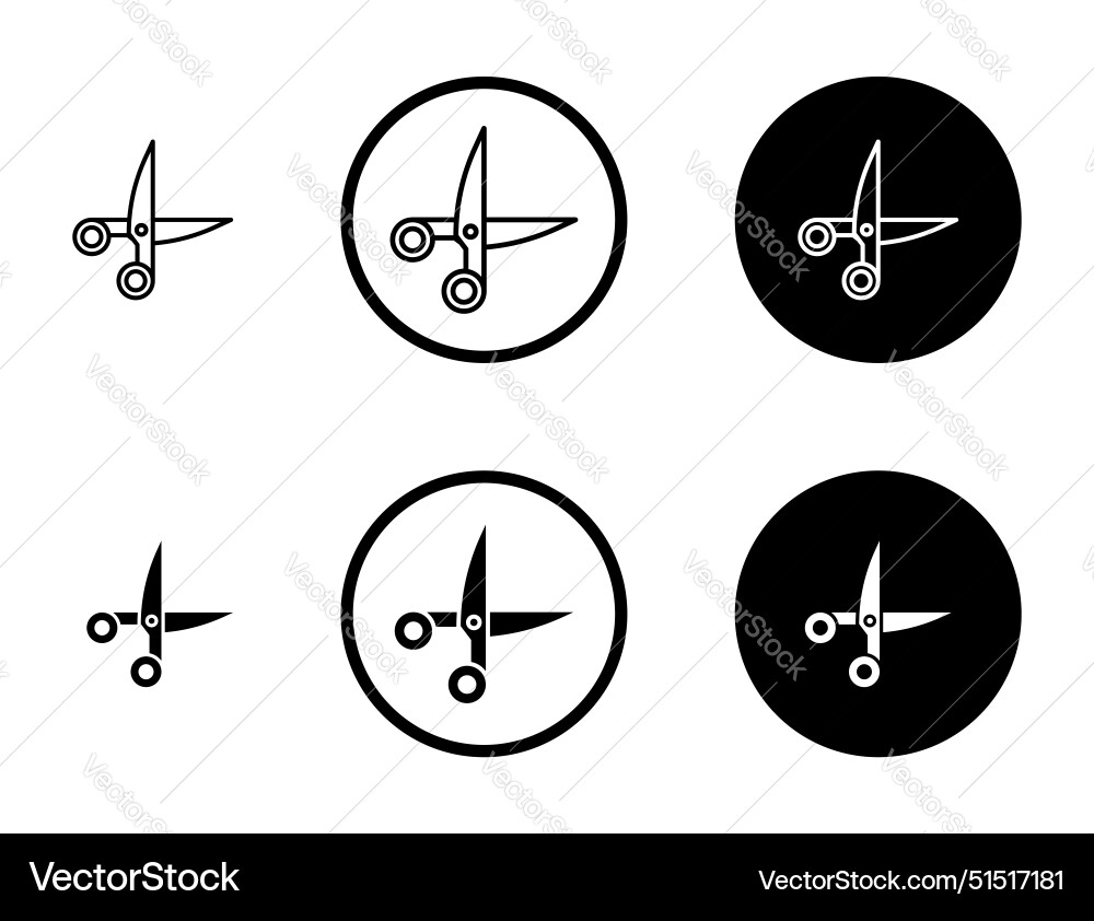 Scissors icon Royalty Free Vector Image - VectorStock