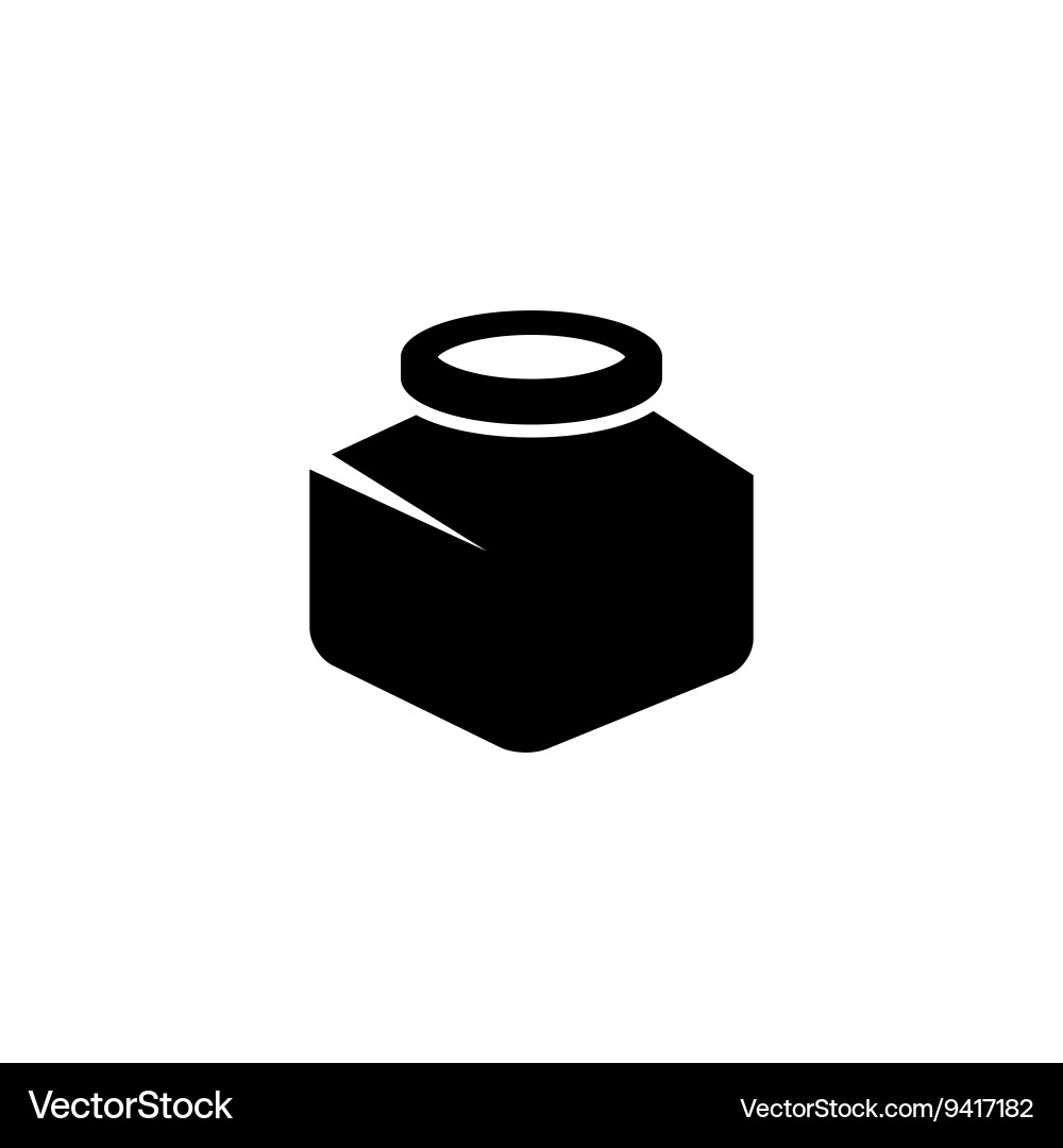 Inkwell Icon Stock Vector Art More Images Of Black And