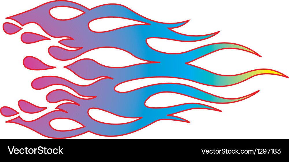Flames Royalty Free Vector Image - VectorStock